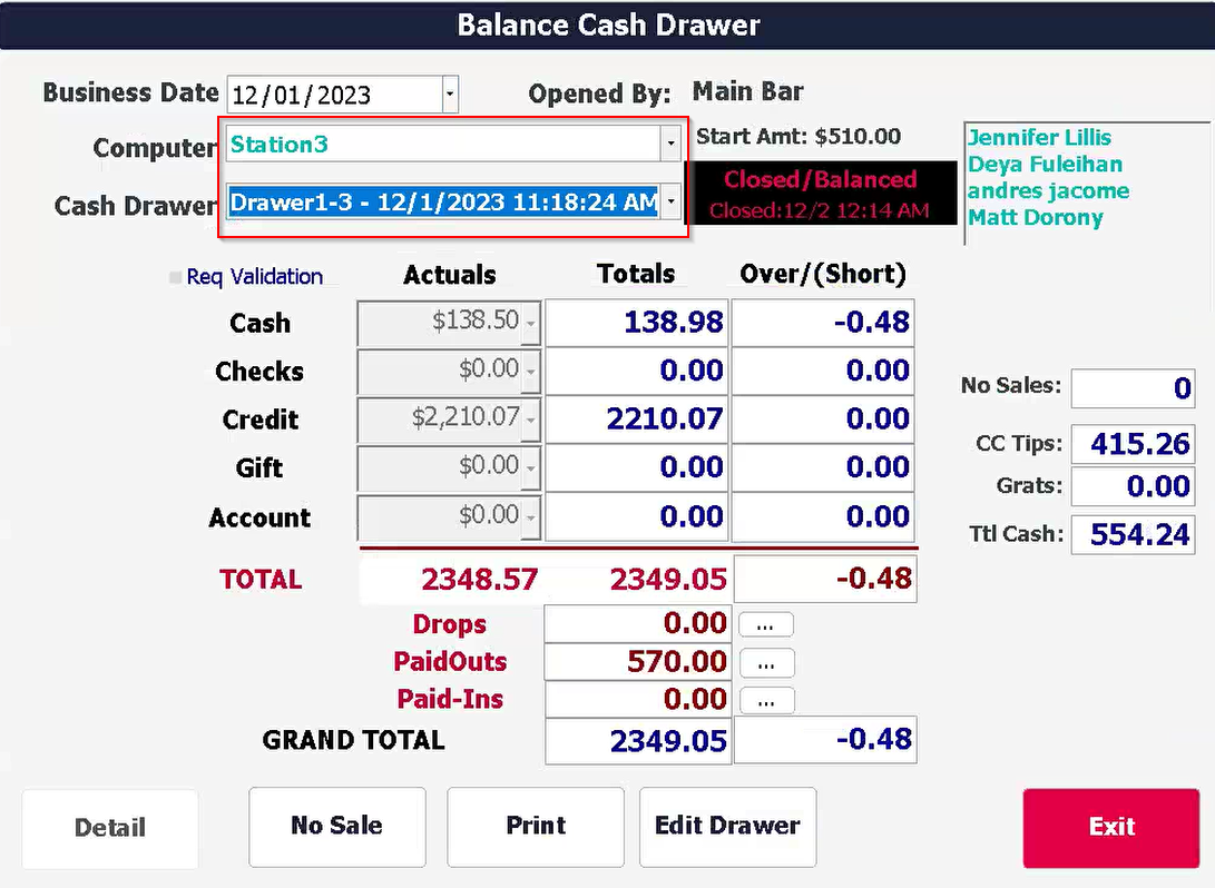 Understanding Station Cash Drawers – HungerRush