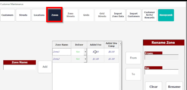 Adding Additional Driver Comp Per Zone – HungerRush