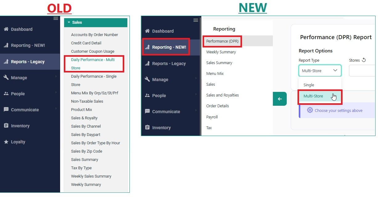 Sales Reports Transition Guide – Effective 6/30/25 – HungerRush
