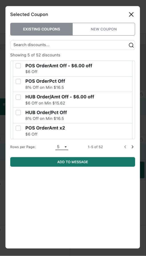 Coupon Campaign – HungerRush