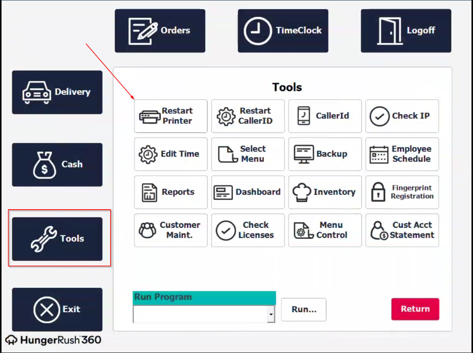 Troubleshooting Printers – HungerRush